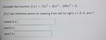 Solved How to solve Consider the function | Chegg.com