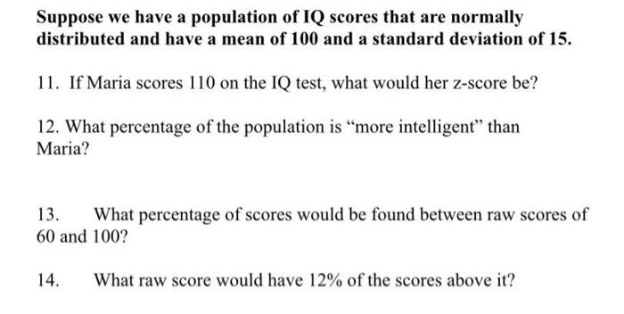 Solved 9. If people who score at the 95th percentile are | Chegg.com