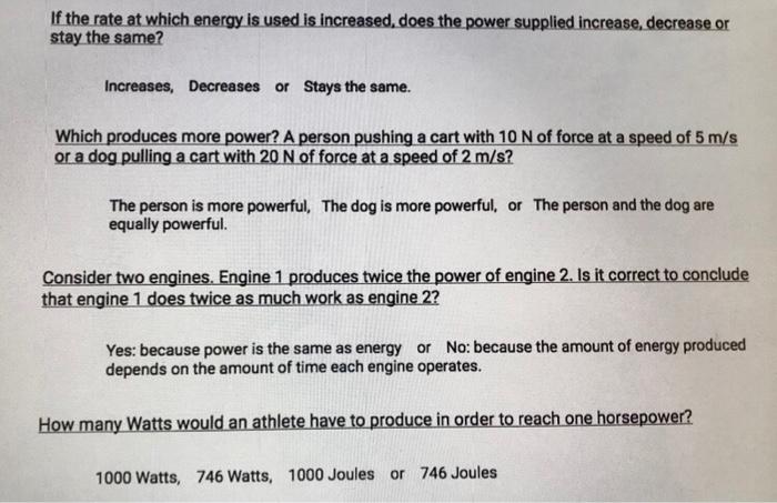 Solved There's only one answer per question. The options are | Chegg.com