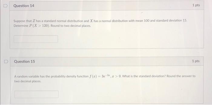 Solved Suppose that Z has a standard normal distribution and | Chegg.com