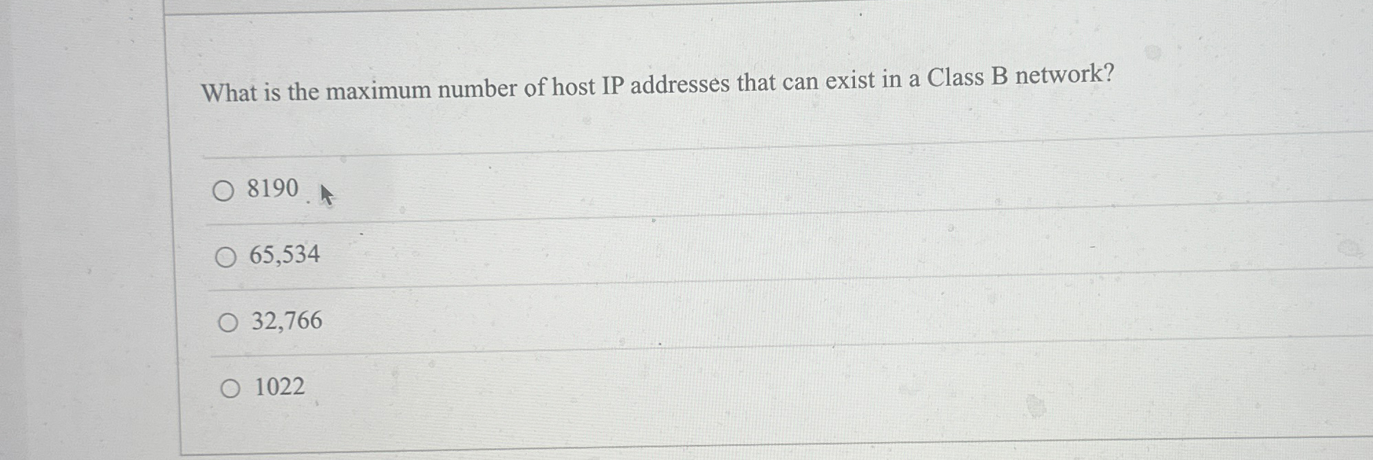Solved What is the maximum number of host IP addresses that | Chegg.com