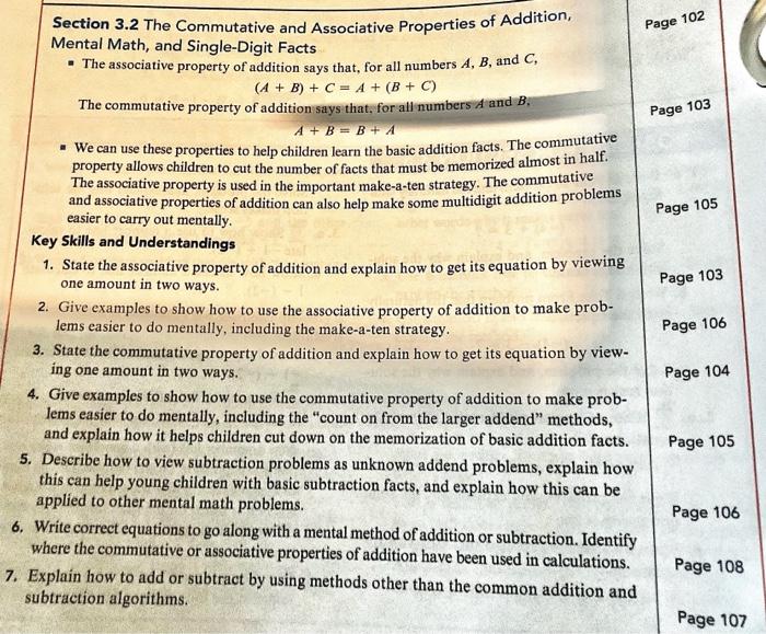 Solved Section 3.2 The Commutative and Associative | Chegg.com