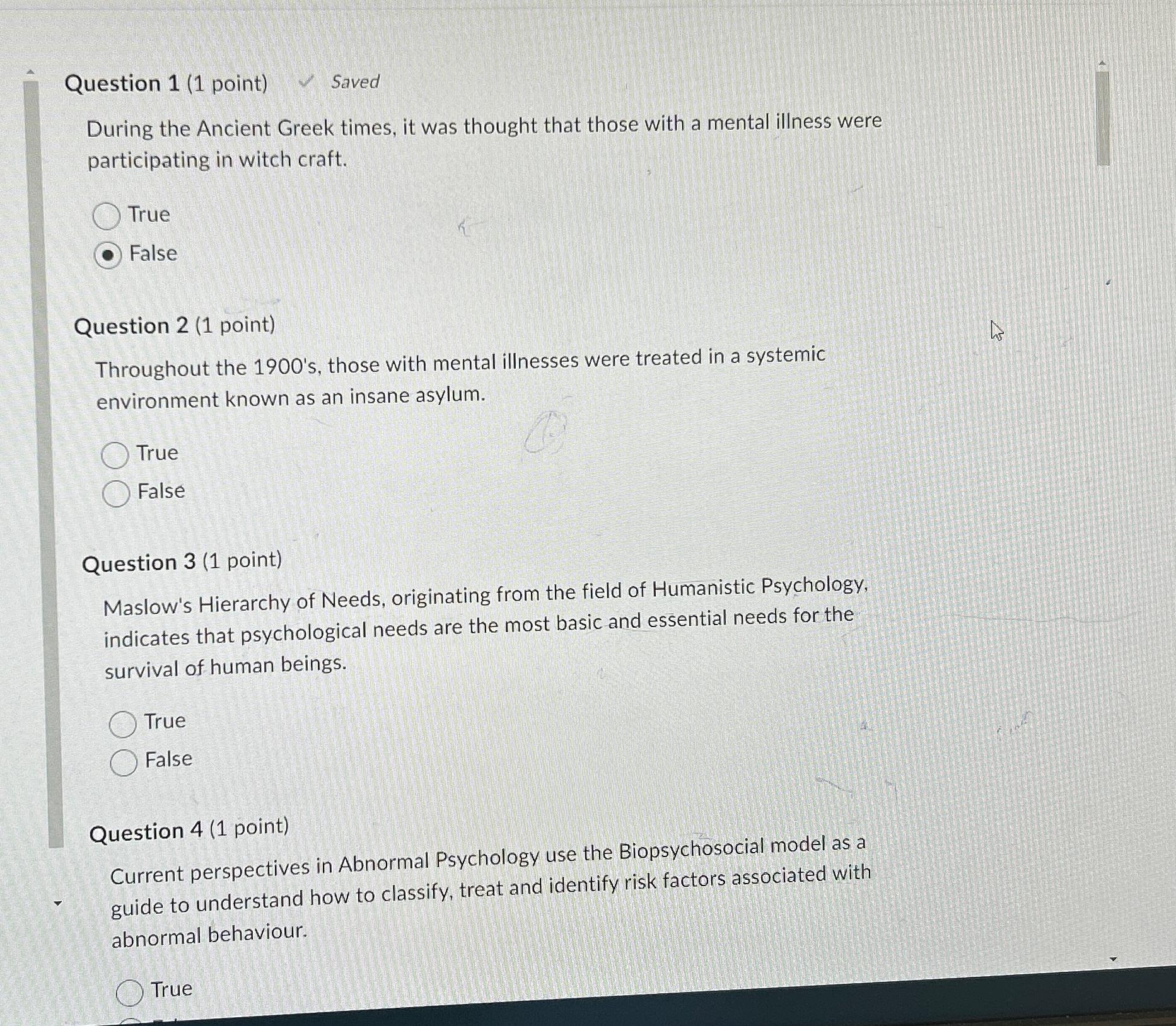 Solved Question 1 (1 ﻿point) ﻿SavedDuring the Ancient Greek | Chegg.com