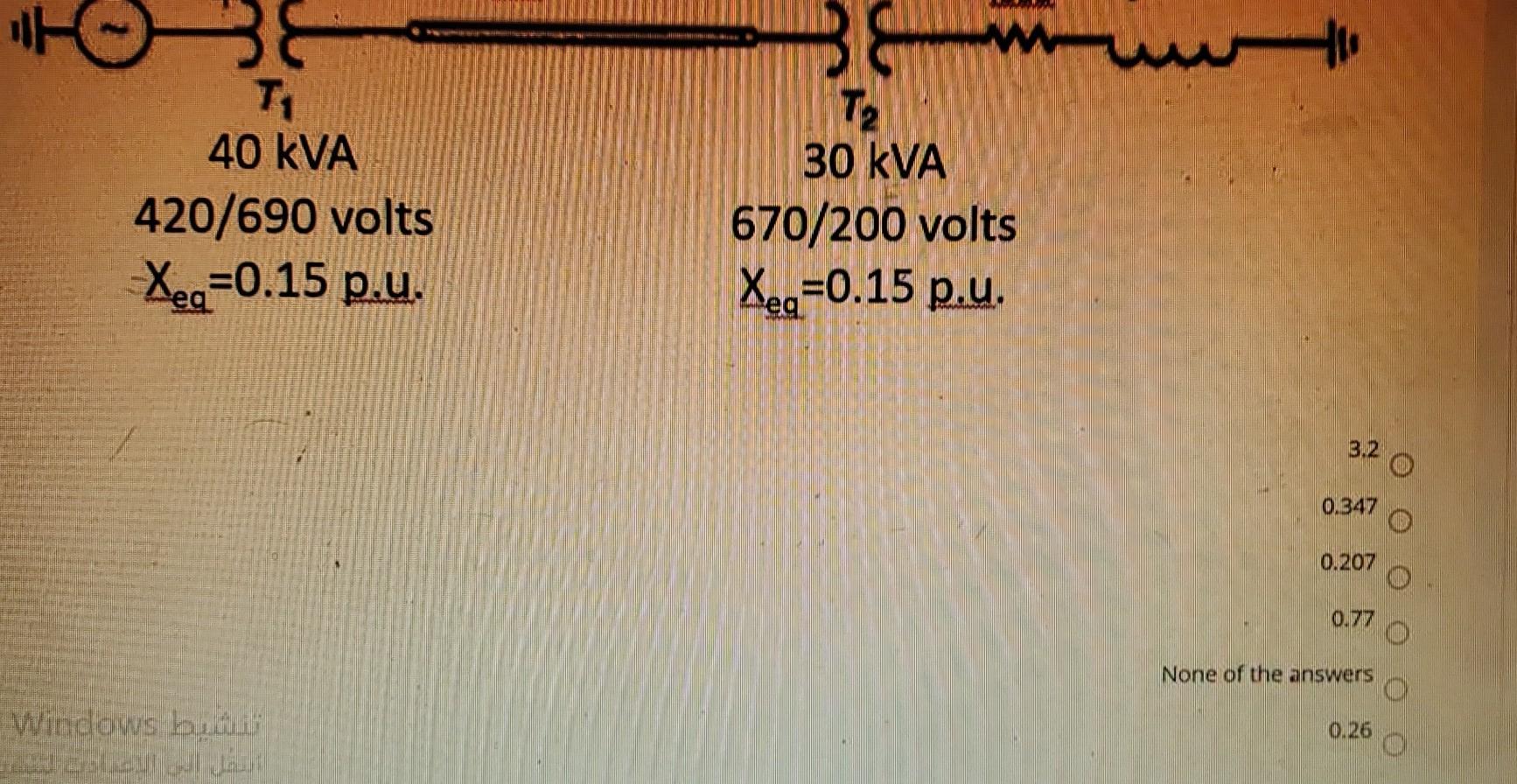 Solved السن ال 1 Use 50 KVA and 400 Vas base values in zone | Chegg.com