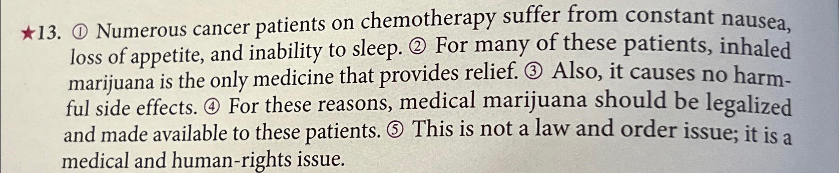 Solved (1) ﻿Numerous cancer patients on chemotherapy suffer | Chegg.com