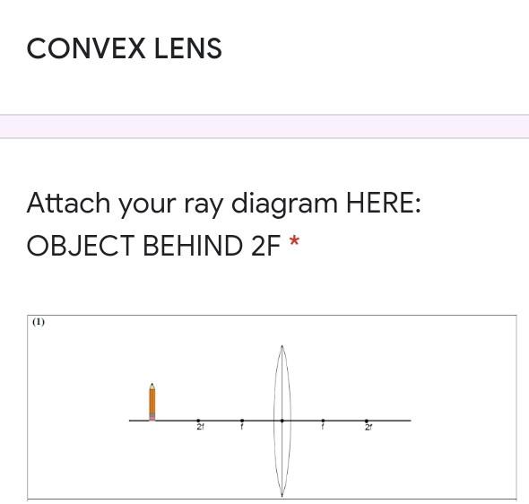 Solved Objectives 1 Construct Ray Diagrams For Lenses 2