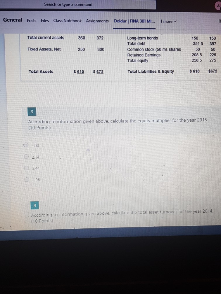 Solved Search or type a command ΑΙ. General Posts Files | Chegg.com