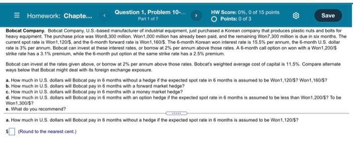 Solved Homework: Chapte... Question 1. Problem 10-... HW | Chegg.com Solved Homework: Chapte... Question 1. Problem 10-... HW | Chegg.com