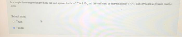 Solved The value of the sum of squares for regression SSR | Chegg.com