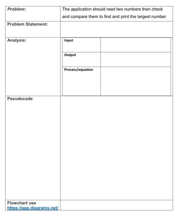 Solved Question 1 Problem: The program should ask the user | Chegg.com