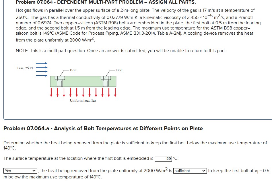 Solved Problem 07.064 - ﻿DEPENDENT MULTI-PART PROBLEM - | Chegg.com