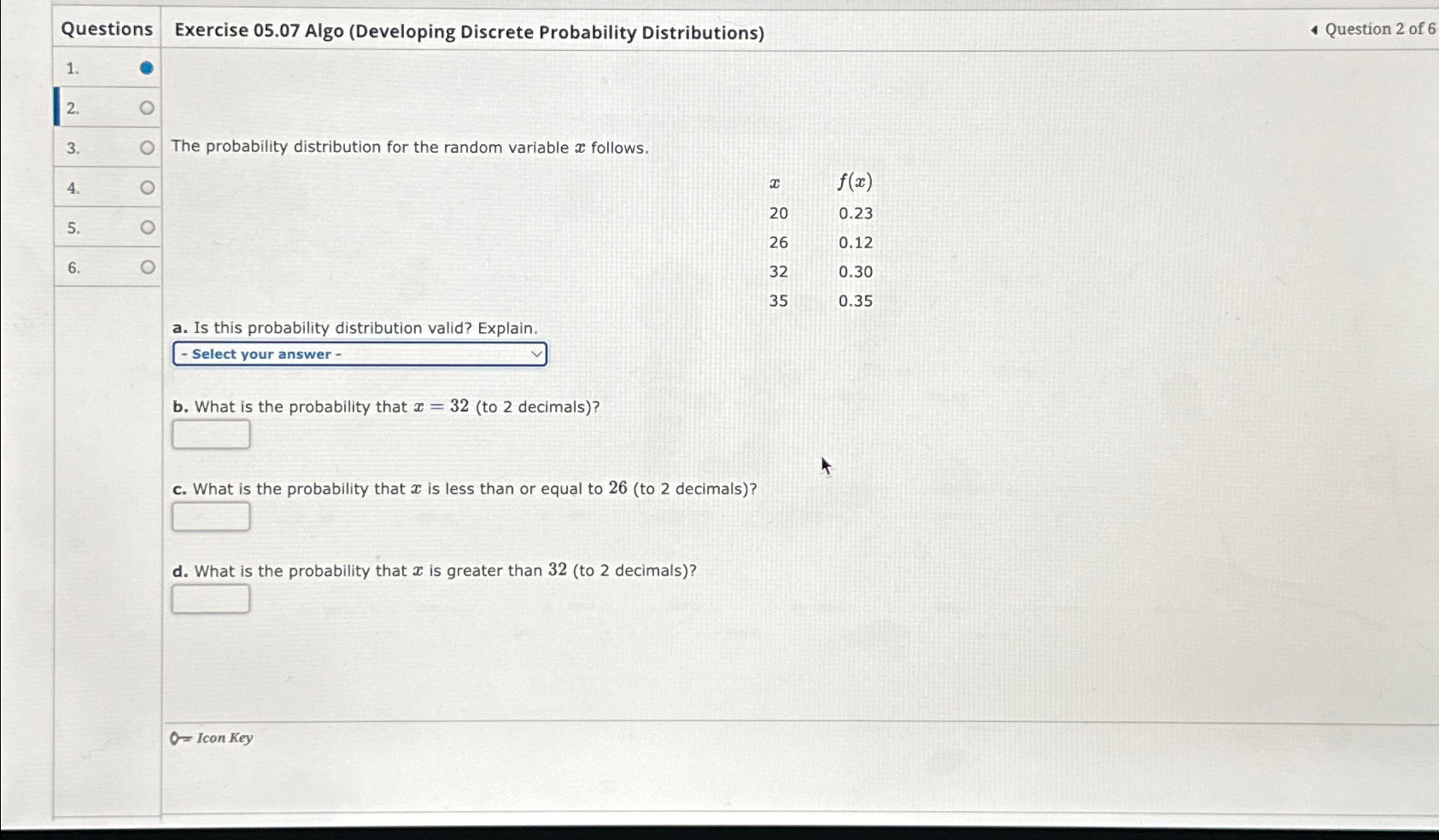 Solved \table[[Questions,Exercise 05.07 ﻿Algo (Developing | Chegg.com