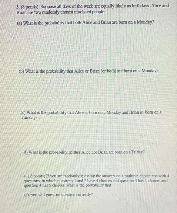 Solved 1. (14 points) The table below summarizes the results | Chegg.com