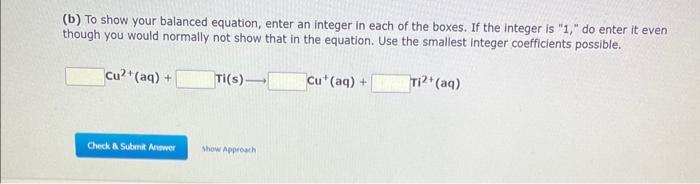 Solved Balance redox reactions using the half-reaction | Chegg.com