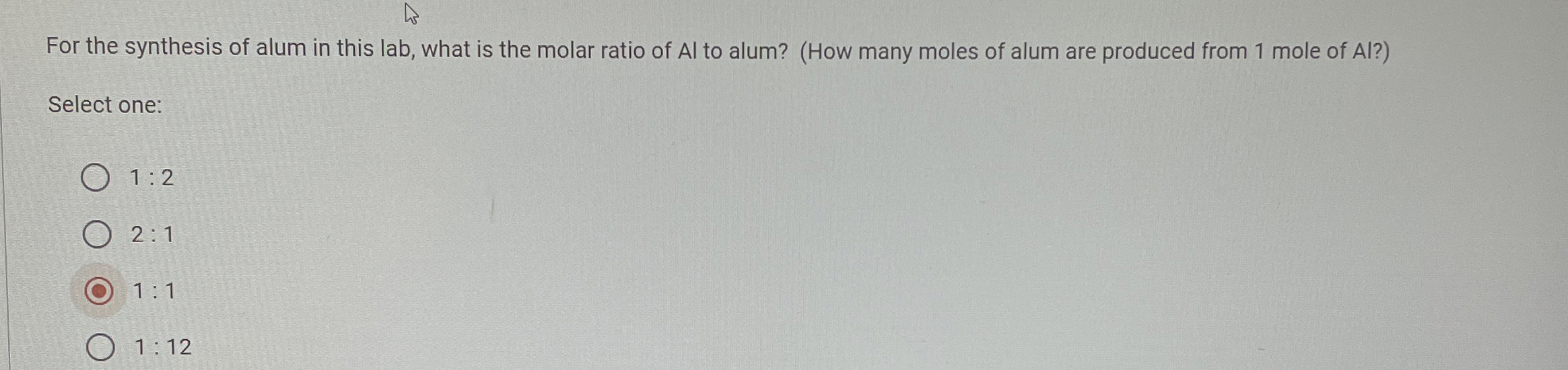 Solved For the synthesis of alum in this lab, what is the | Chegg.com