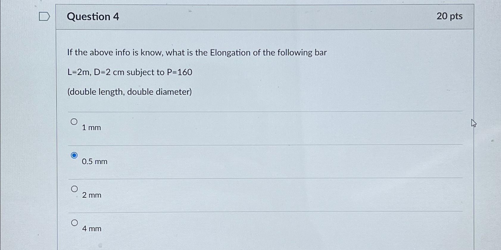 Solved Question 420 ﻿ptsIf the above info is know, what is | Chegg.com