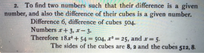 Solved 2. To find two numbers such that their difference is | Chegg.com