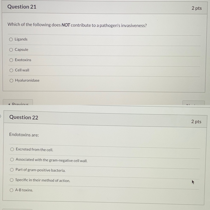 Solved Question 21 2 pts Which of the following does NOT | Chegg.com