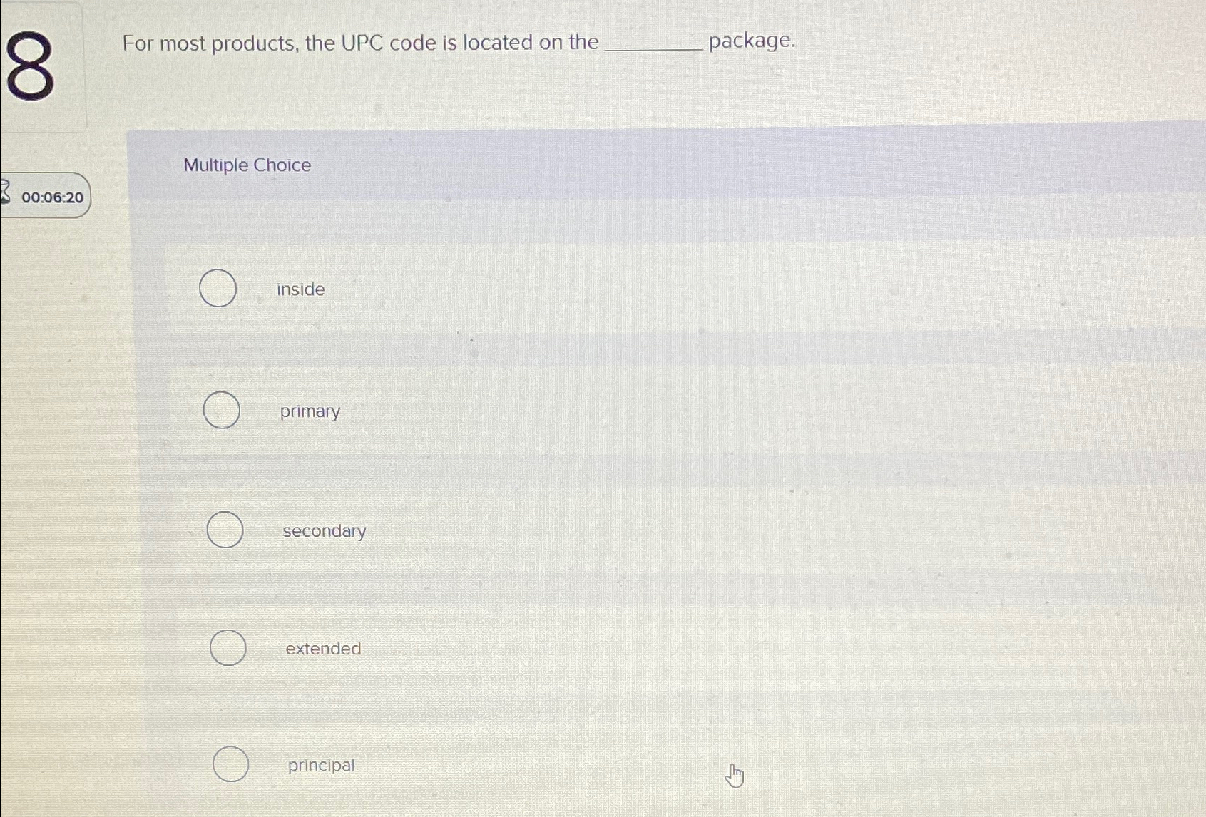 Solved For most products, the UPC code is located on the | Chegg.com