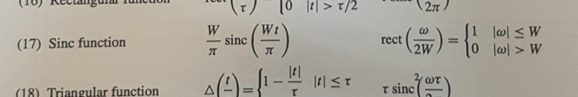 Solved Explain step by step using parsevals theorem and the | Chegg.com