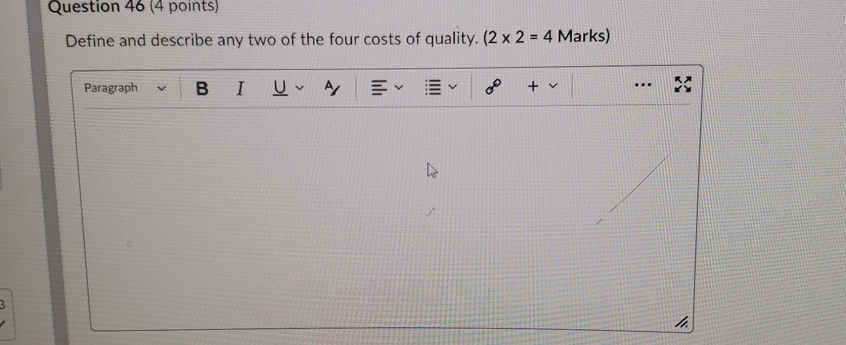 Solved Question 46 (4 ﻿points)Define and describe any two of | Chegg.com