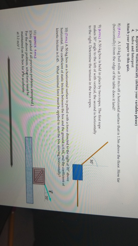 Solved 3. Represent Mathematically define your variables | Chegg.com