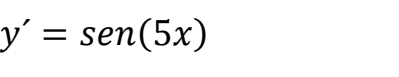 Solved y'=sen(5x) | Chegg.com