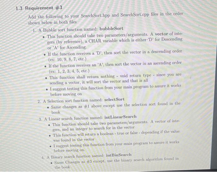 Solved Project Overview You will create a new include file | Chegg.com