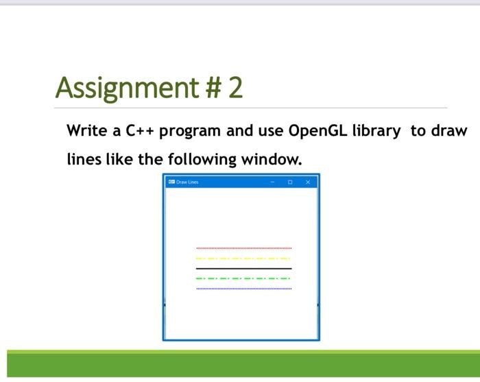 Solved Assignment 2 Write A C Program And Use Opengl