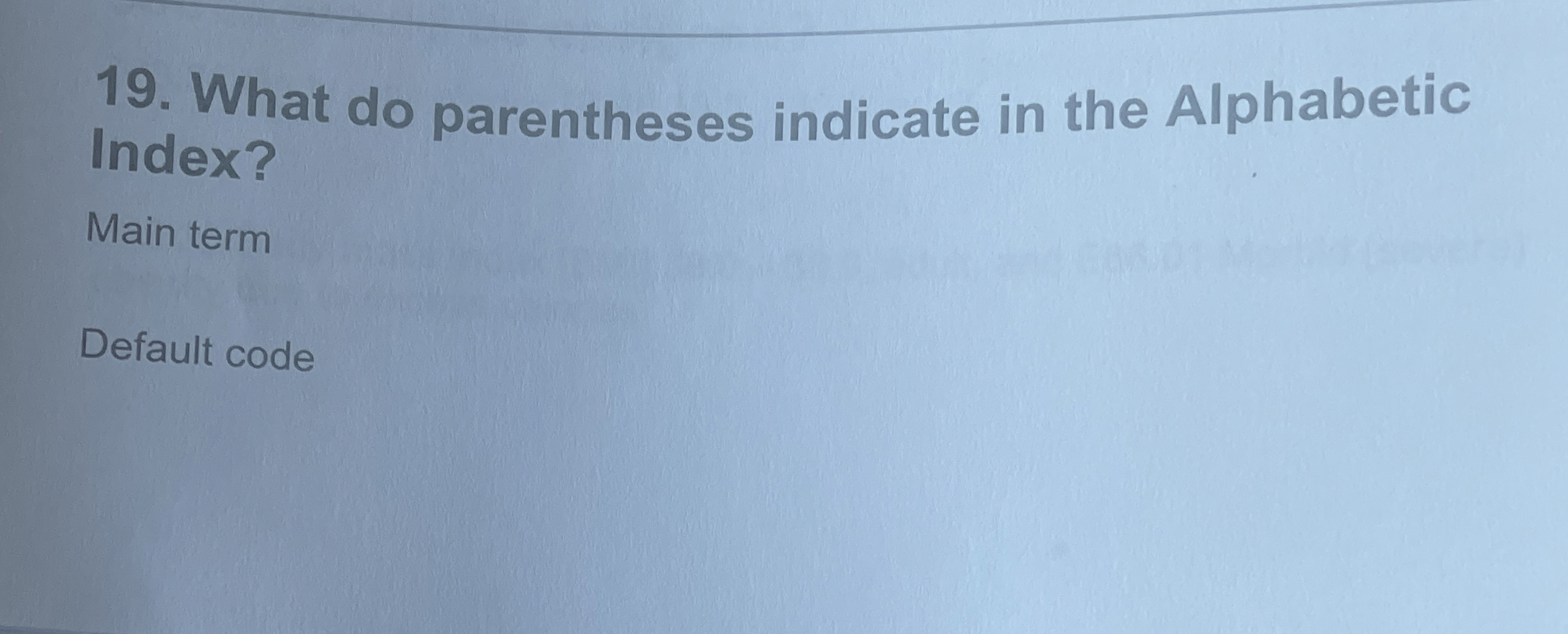 Solved What do parentheses indicate in the Alphabetic | Chegg.com