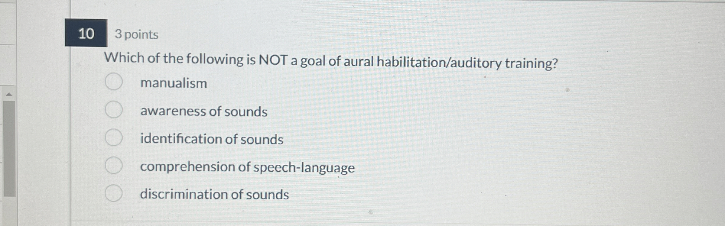 Solved 103 ﻿pointsWhich of the following is NOT a goal of | Chegg.com