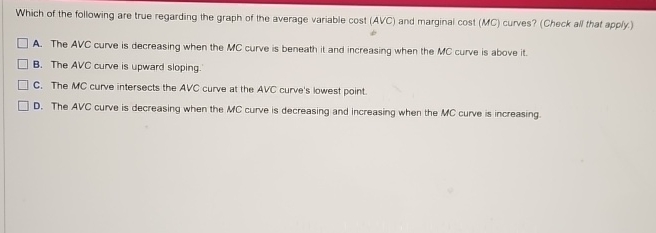 Solved Which of the following are true regarding the graph | Chegg.com