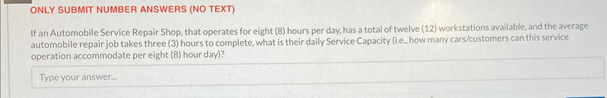 Solved ONLY SUBMIT NUMBER ANSWERS (NO TEXT)If an Automobile | Chegg.com