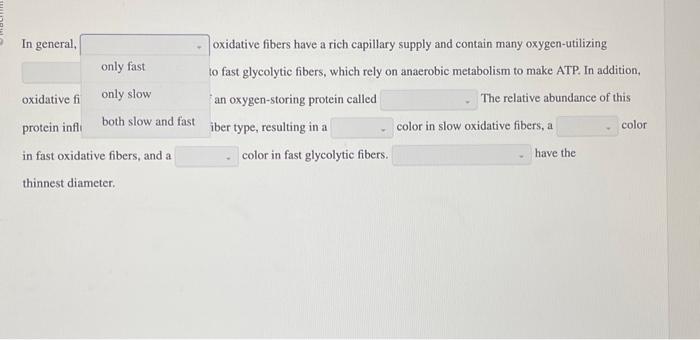 Solved Complete the passage comparing the anatomical | Chegg.com