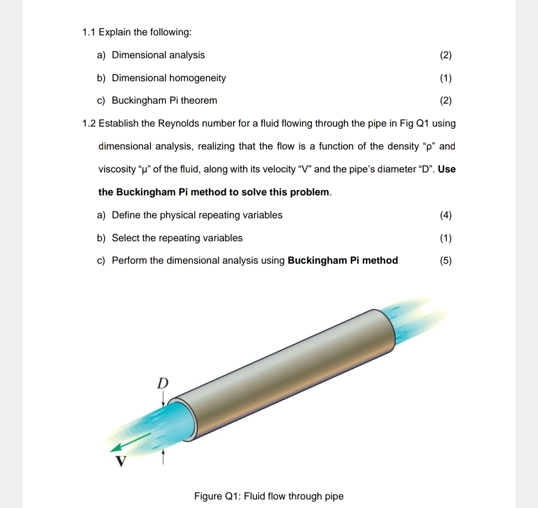 Solved 1.1 ﻿Explain the following:a) ﻿Dimensional analysisb) | Chegg.com