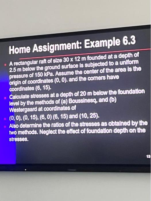 Solved Home Assignment: Example 6.3 A rectangular raft of | Chegg.com