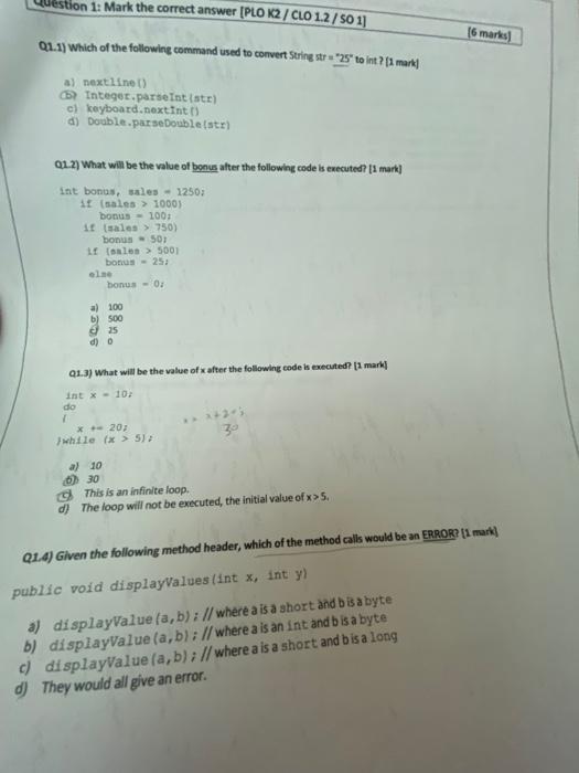 Solved Q1.1) Which of the following command used to convert | Chegg.com