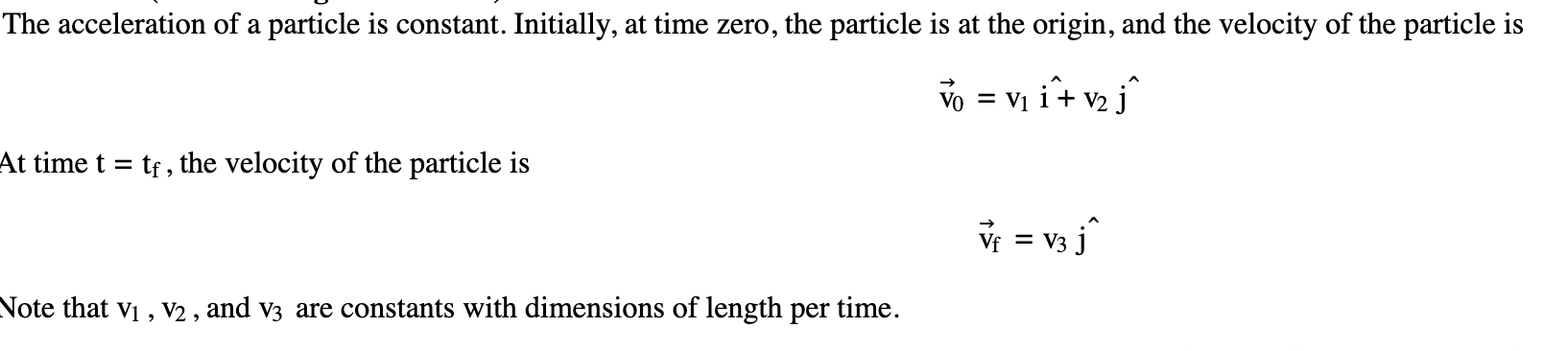 Solved The acceleration of ﻿a particle is ﻿constant. | Chegg.com