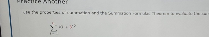 Solved Use the properties of summation and the Summation | Chegg.com