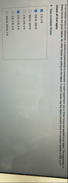 Solved In an inertial frame of reference, a series of | Chegg.com