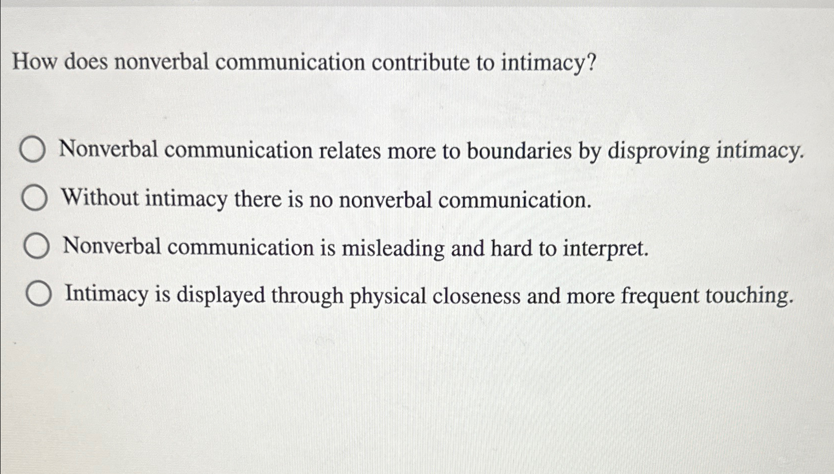 Solved How does nonverbal communication contribute to | Chegg.com