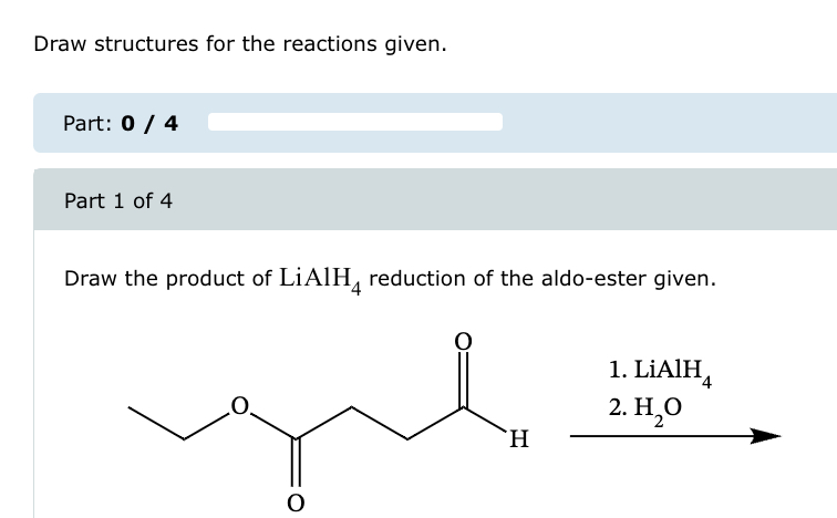 Solved Draw structures for the reactions given.Part: | Chegg.com Solved Draw structures for the reactions given.Part: | Chegg.com