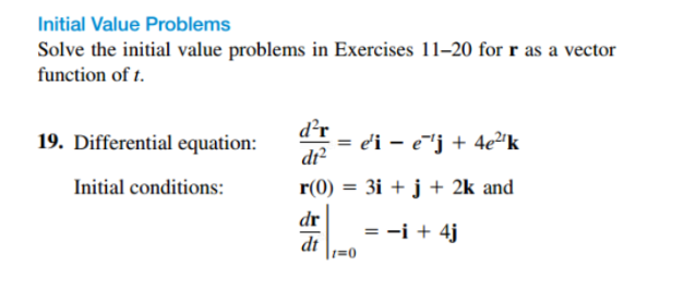Solved Initial Value ProblemsSolve the initial value | Chegg.com Solved Initial Value ProblemsSolve the initial value | Chegg.com