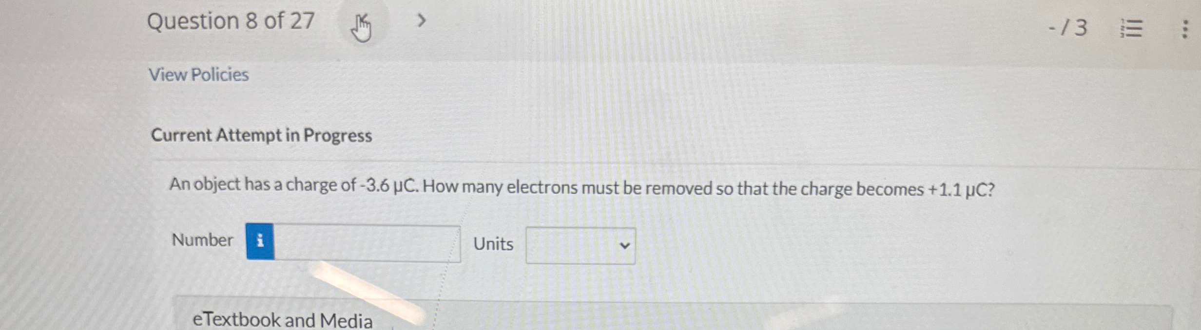 Solved Question 8 ﻿of 27-13View PoliciesCurrent Attempt in | Chegg.com