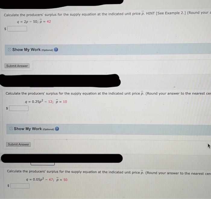 Solved please answer all three questions. Calculate the | Chegg.com