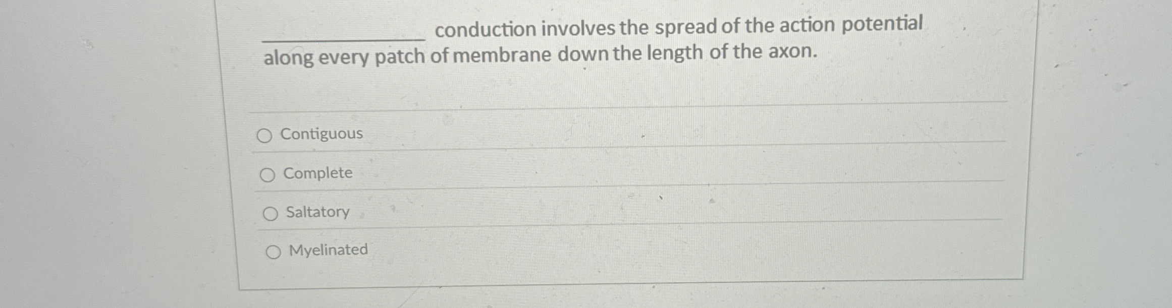 Solved conduction involves the spread of the action | Chegg.com