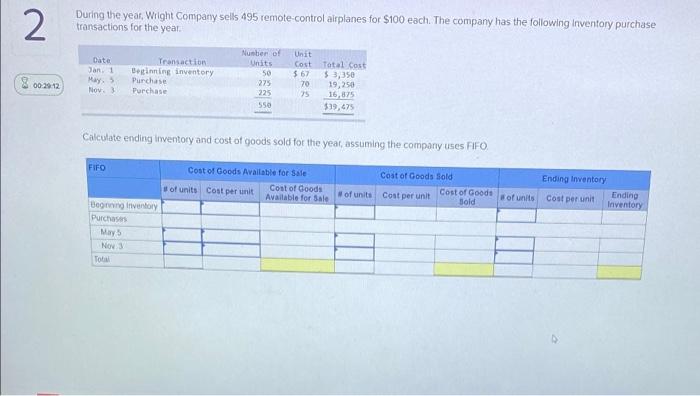 For each company, calculate the missing amount.During | Chegg.com