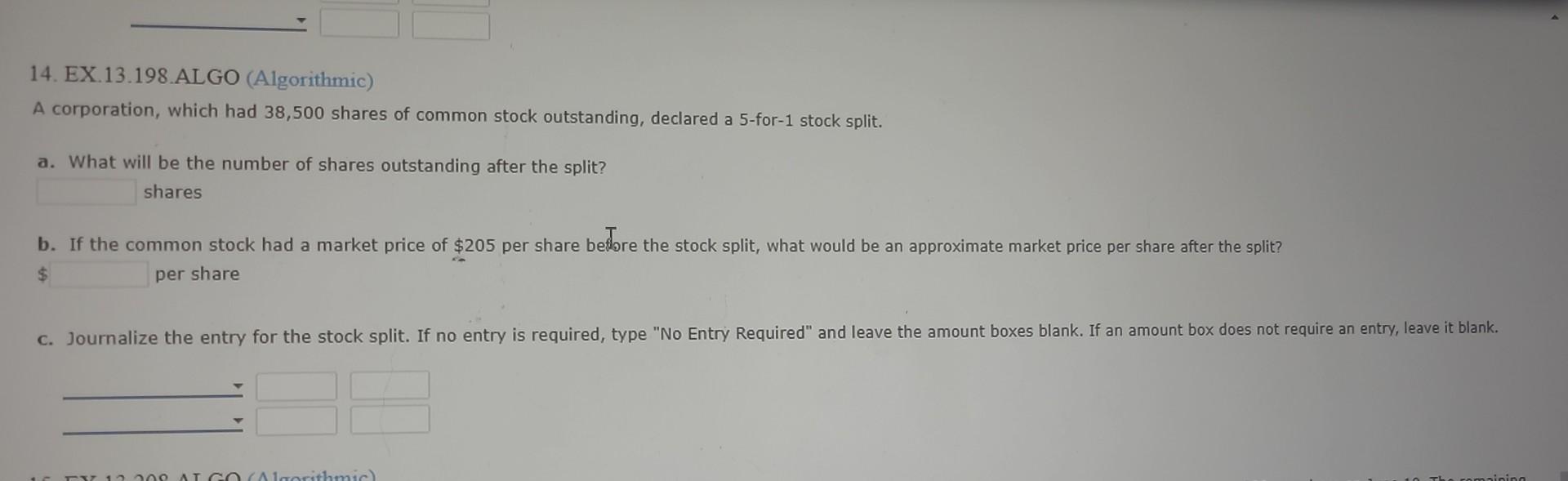 Solved 14. EX.13.198.ALGO (Algorithmic) A corporation, which | Chegg.com