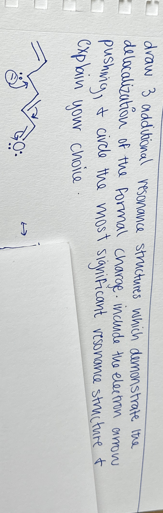 Solved draw 3 ﻿additional resonance structures which | Chegg.com