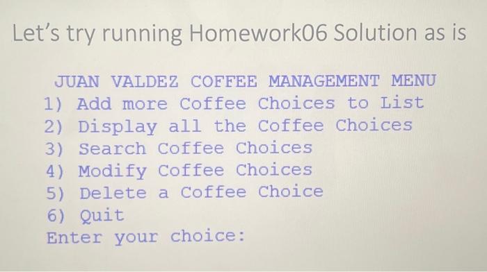 Solved The Problem with the Solution to Homework06 - | Chegg.com